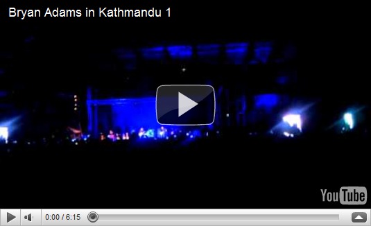 Bryan Adams Concert In Kathmandu Nepal @BryanAdams #Nepal #Pictures #Video
